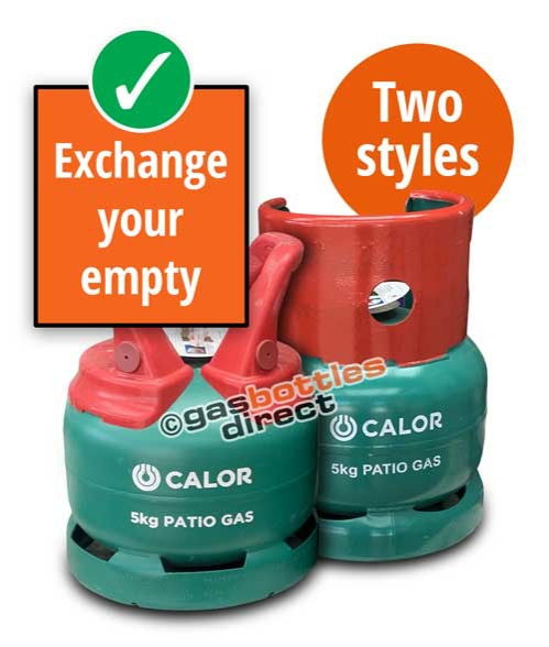 5kg Patio Calor Gas Bottle Cylinder Refill - Gas Bottles Waterlooville